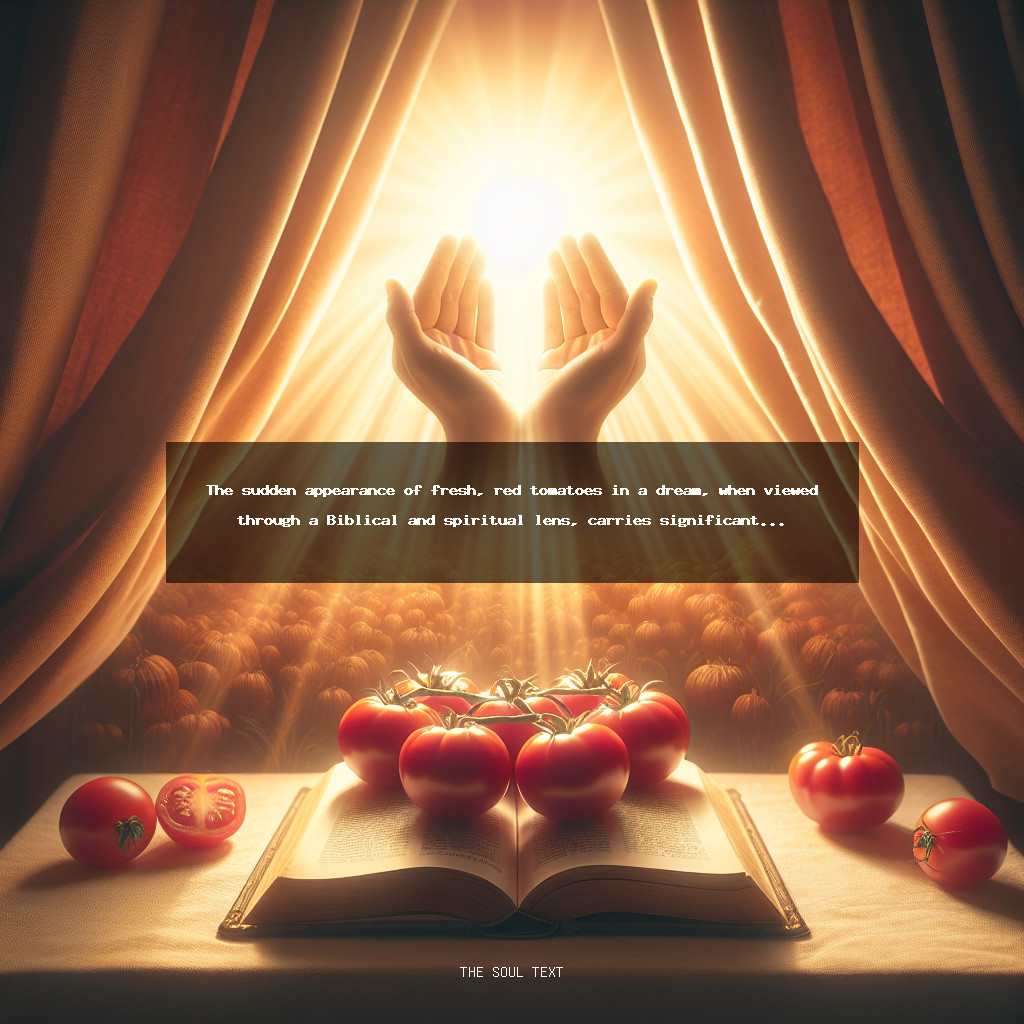 Biblical & Spiritual Meaning Of Tomatoes In A Dream: Harvest, Blessings ...