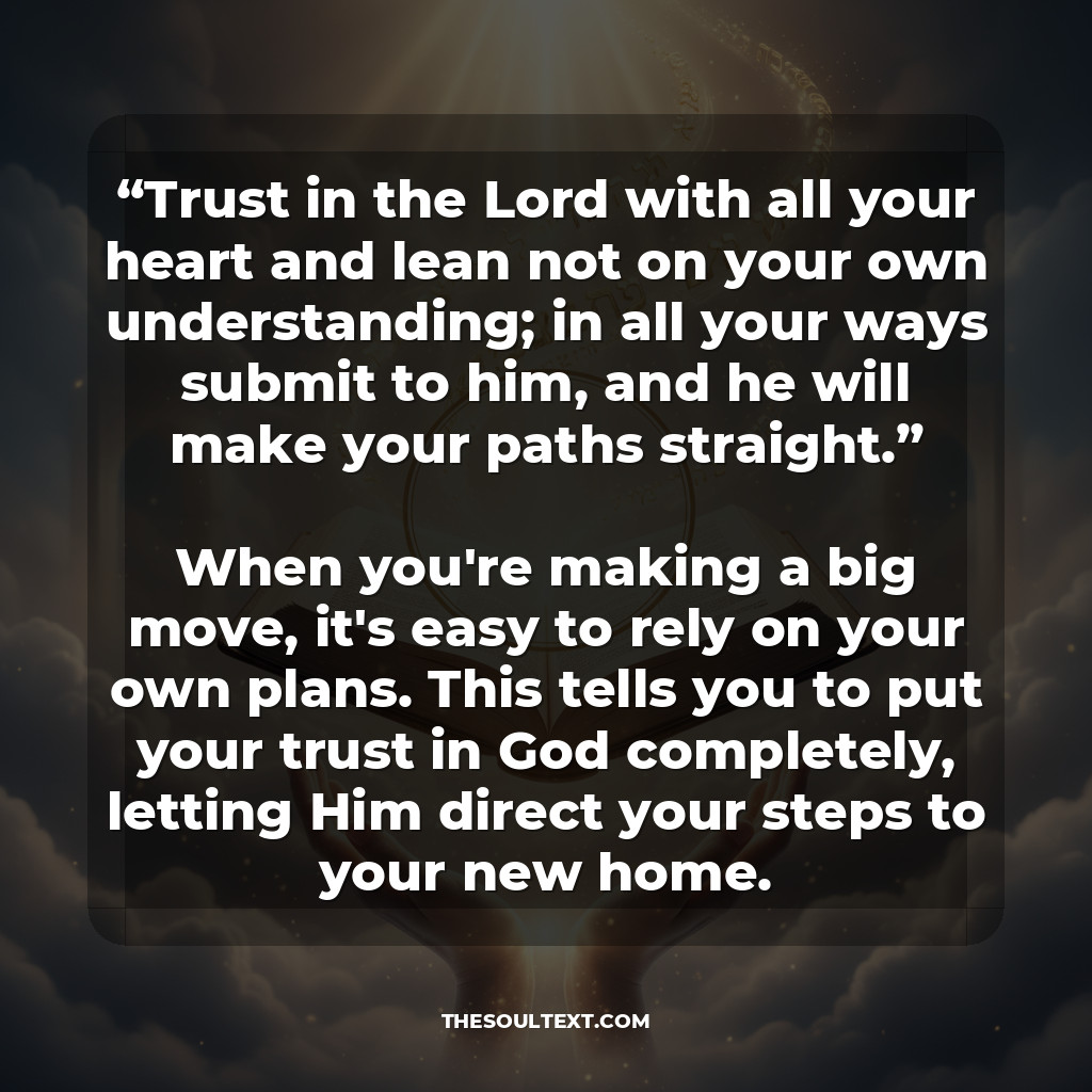 120+ Bible Verses About Moving To A New Place: Comfort & Guidance - The ...